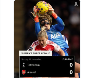 Tottenham Hotspur Hold Arsenal To Goalless Draw In WSL Clash ...
