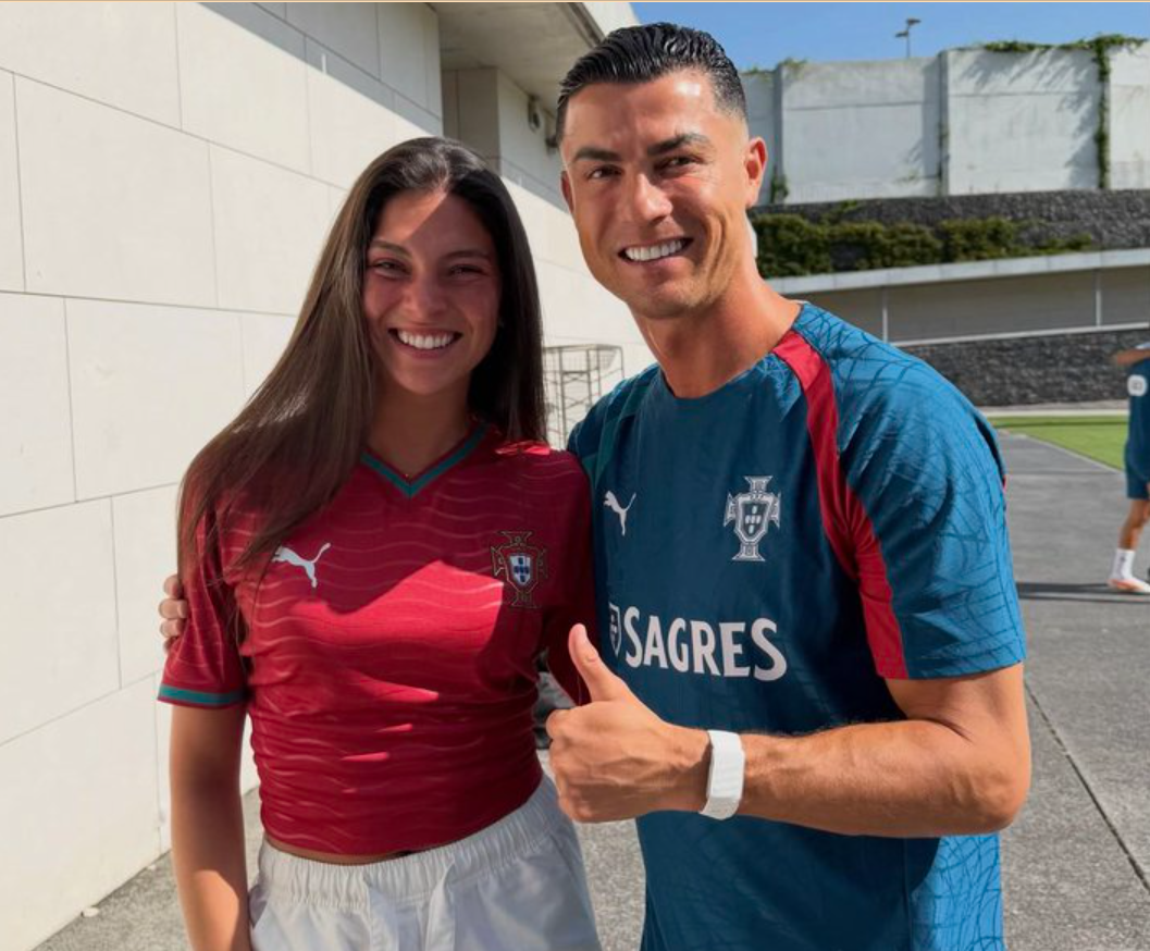 Céline Dept Meets Idol Ronaldo in Emotional Lisbon Moment